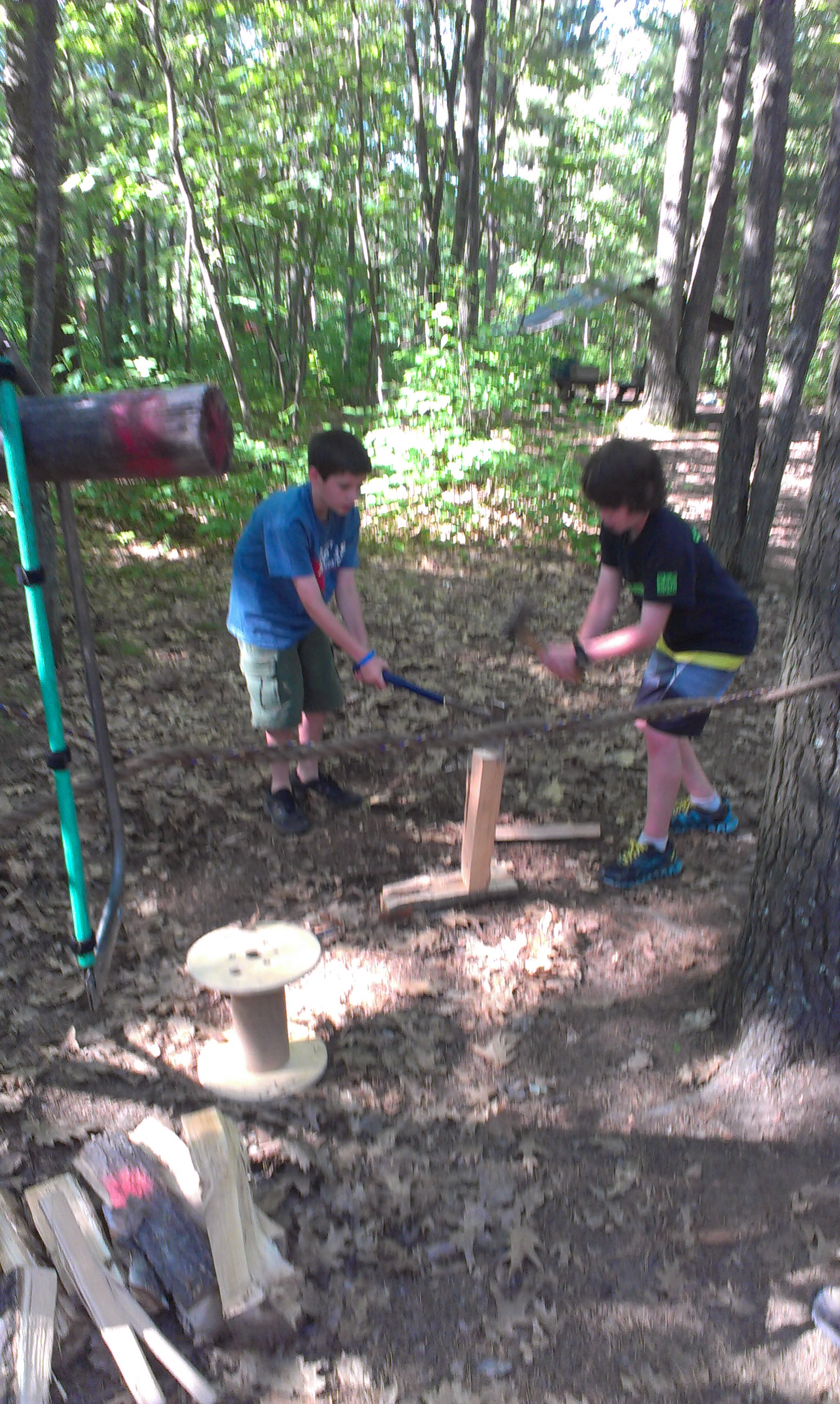 Axe Yard – Boy Scout Troop 35 – Wheaton, Illinois
