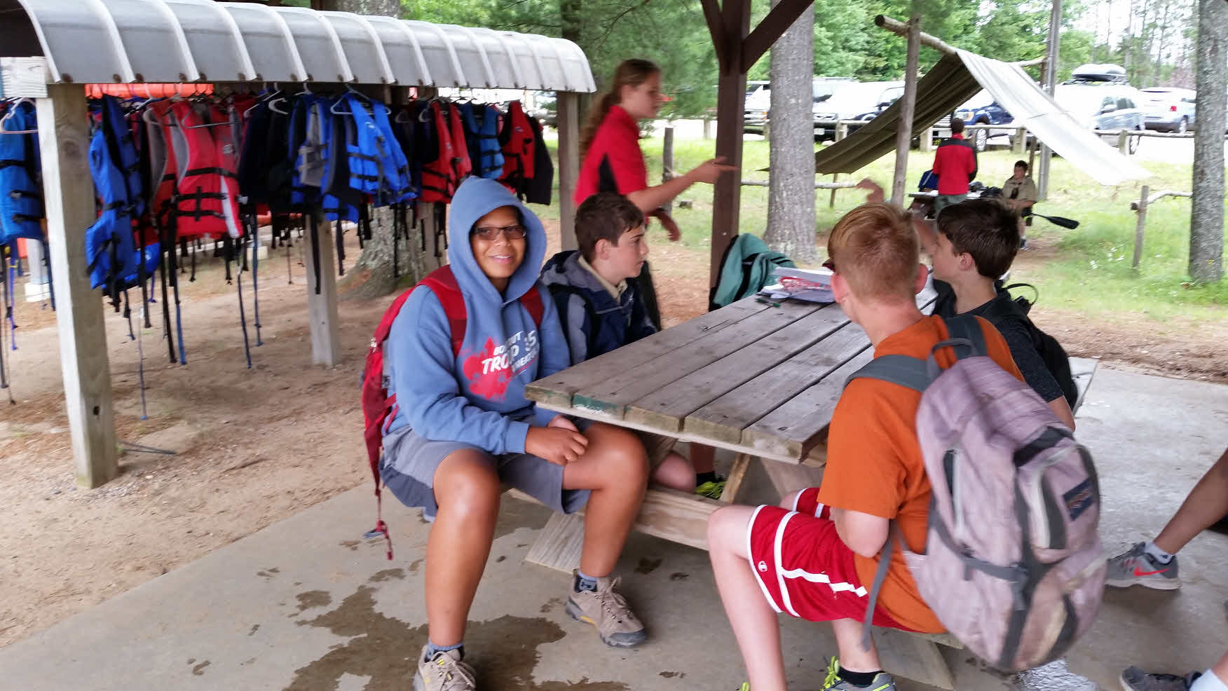 Kayaking Monday – Boy Scout Troop 35 – Wheaton, Illinois