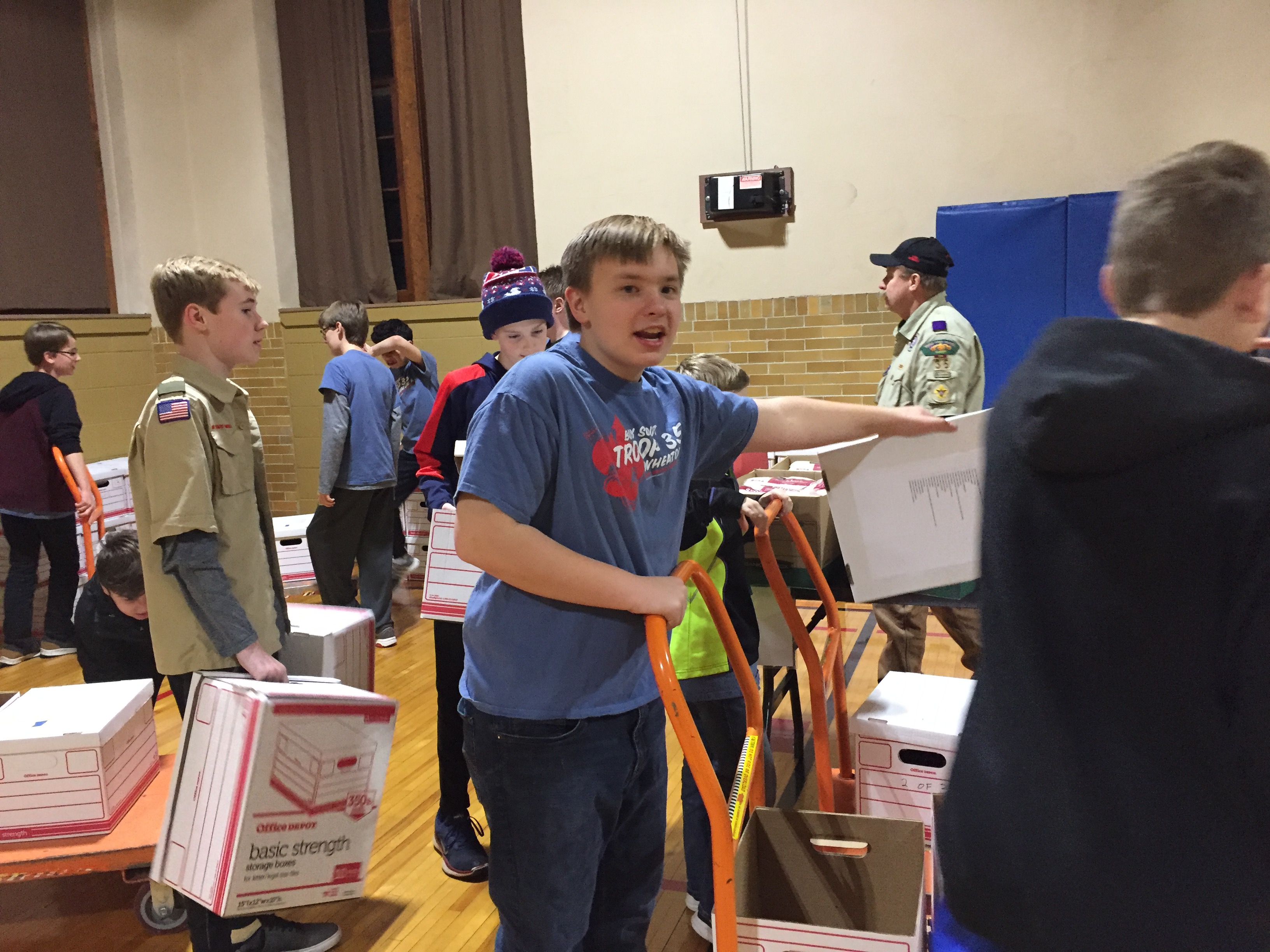 Troop 35 helps with Christmas Sharing – Boy Scout Troop 35 – Wheaton ...