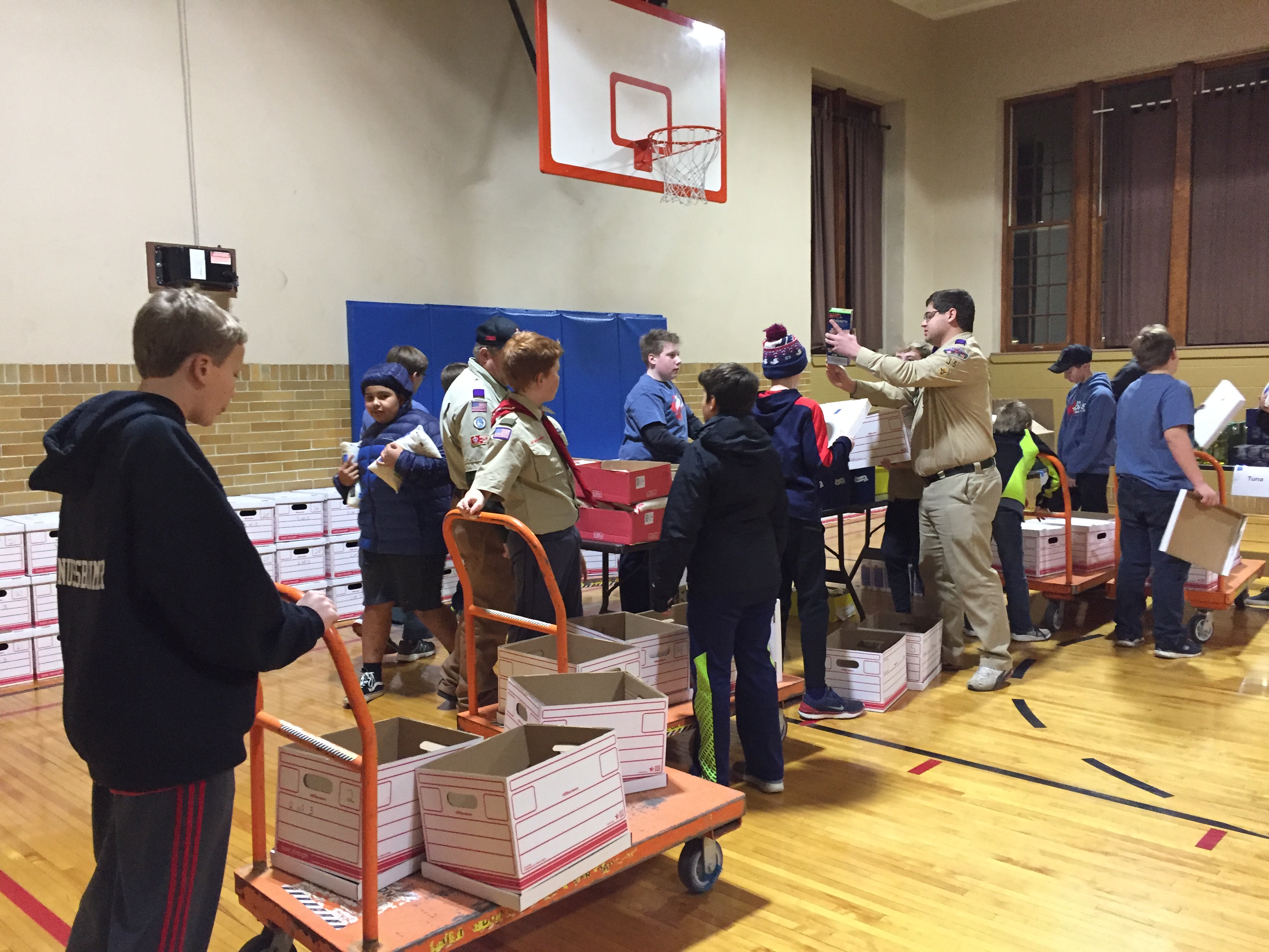 Troop 35 helps with Christmas Sharing | Boy Scout Troop 35 – Wheaton ...