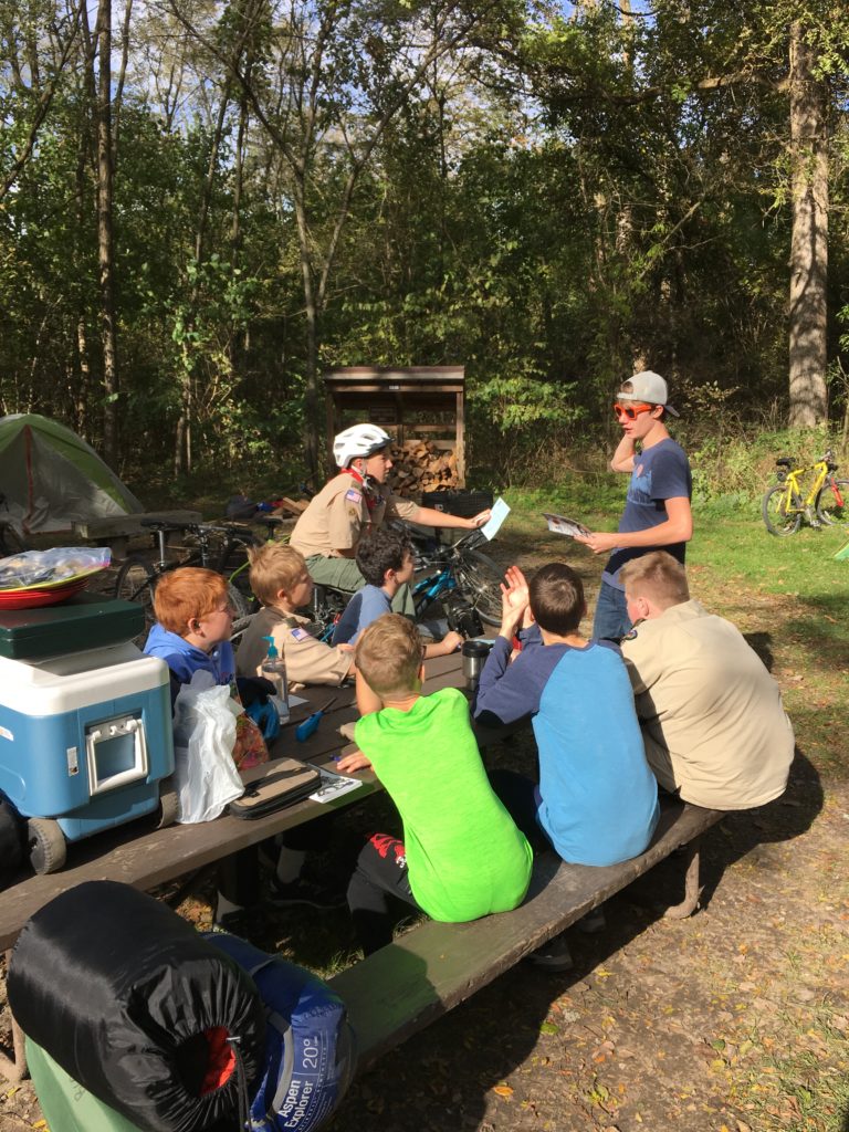Troop 35 bikes to campout – Boy Scout Troop 35 – Wheaton, Illinois