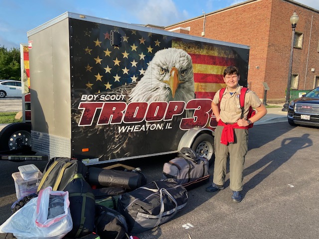 Troop 35 leaves for summer camp – Boy Scout Troop 35 – Wheaton, Illinois