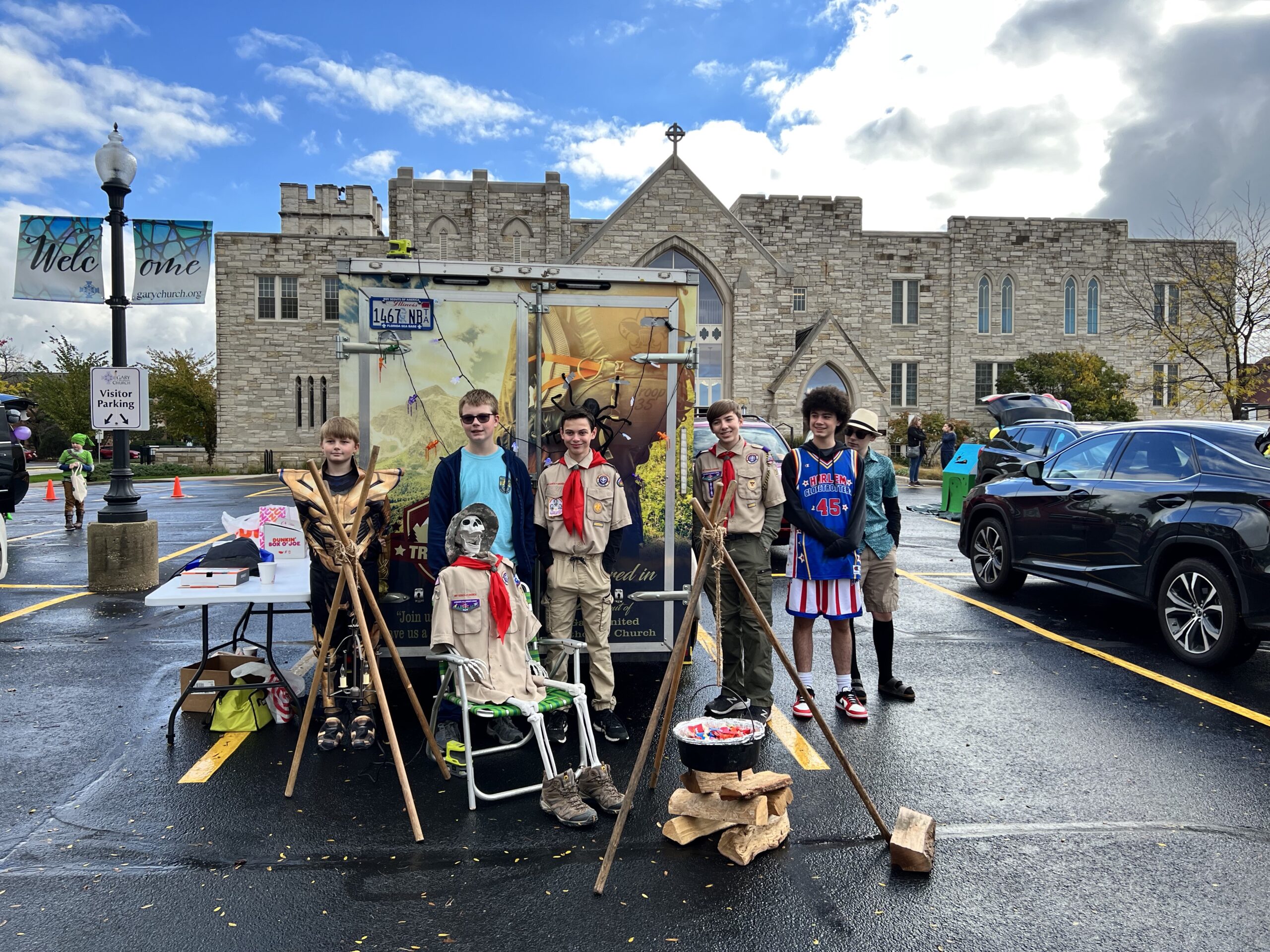 Troop 35 hosted hundreds of “Trunk or Treaters” – Boy Scout Troop 35 ...