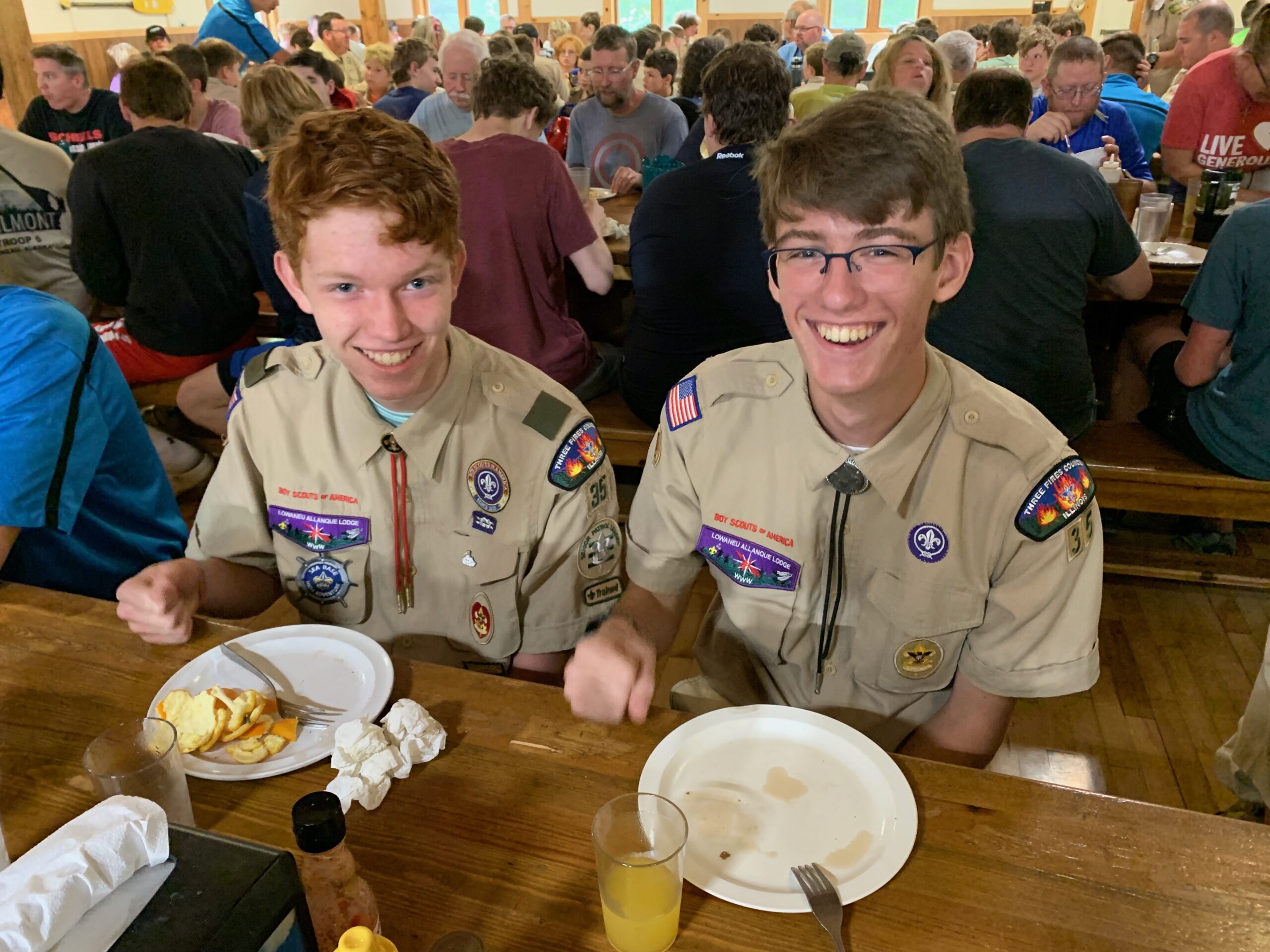 Troop 35 arrives at scout camp – Boy Scout Troop 35 – Wheaton, Illinois