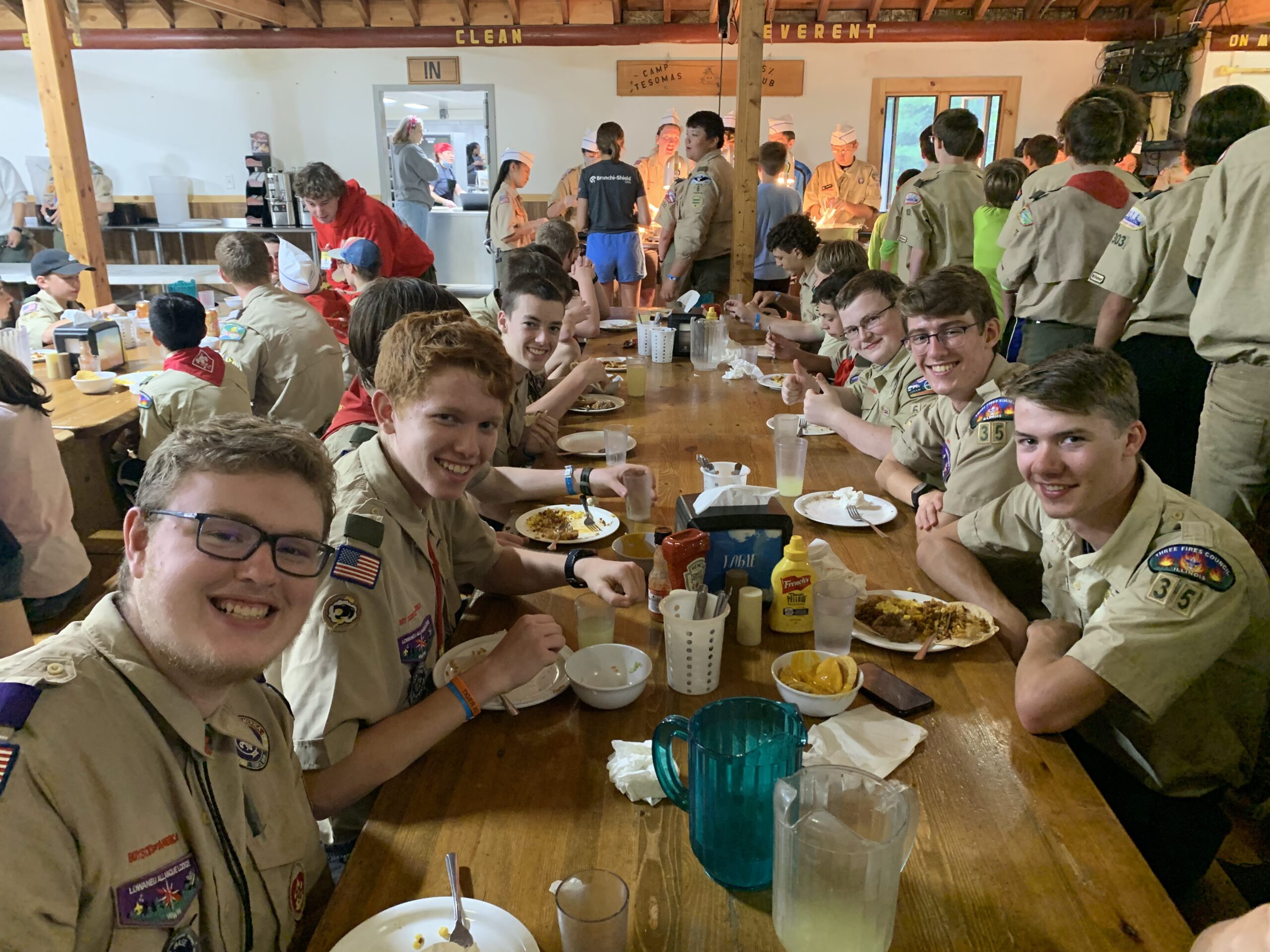 Smiles from Tesomas – Boy Scout Troop 35 – Wheaton, Illinois