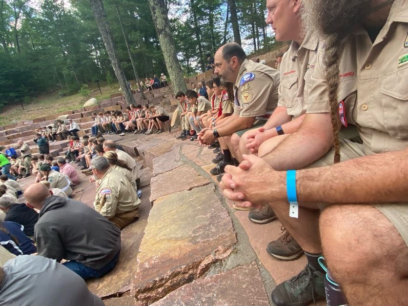 Order of the Arrow Ceremony – Boy Scout Troop 35 – Wheaton, Illinois