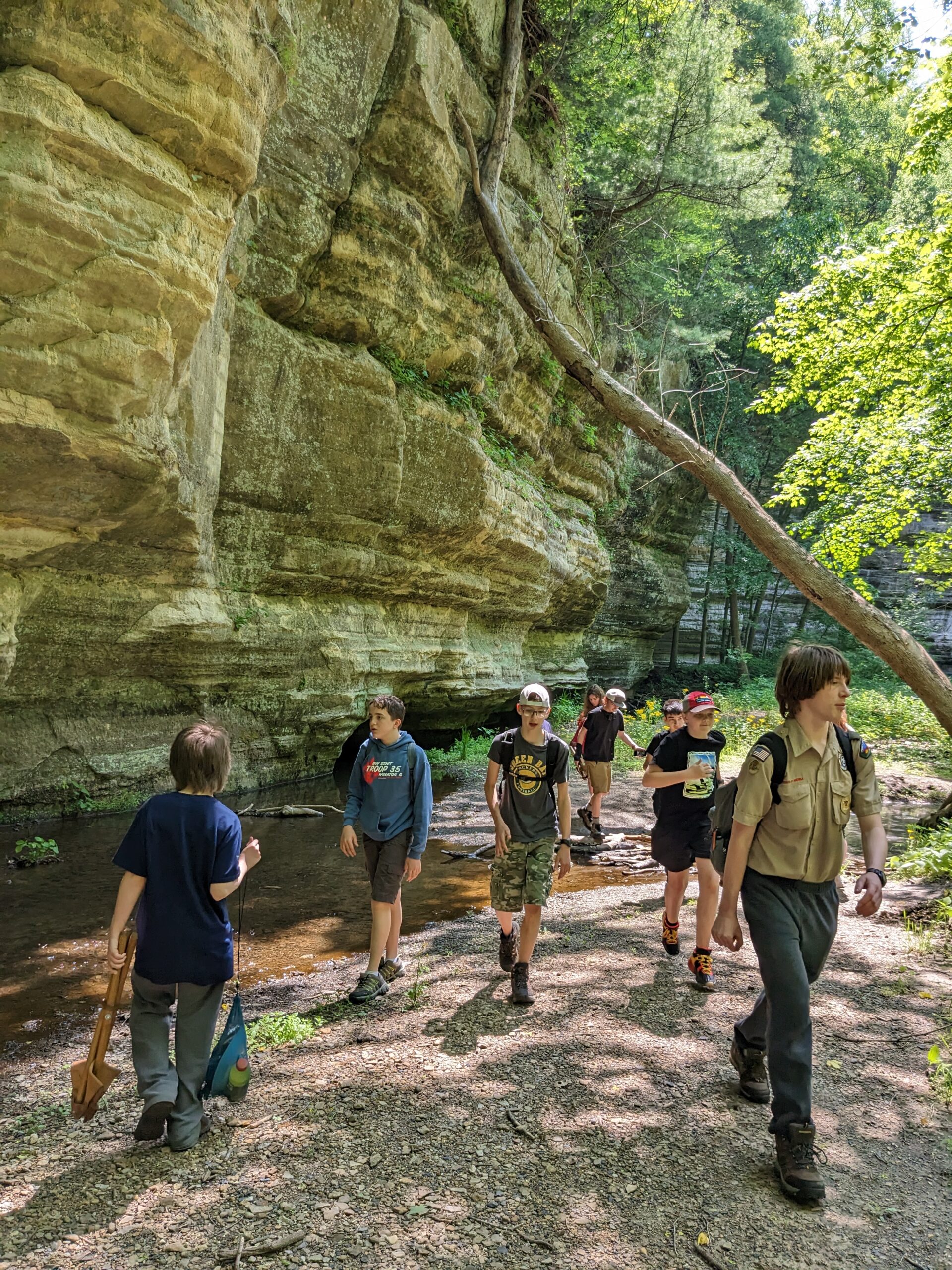 Starved Rock 2023 – Boy Scout Troop 35 – Wheaton, Illinois
