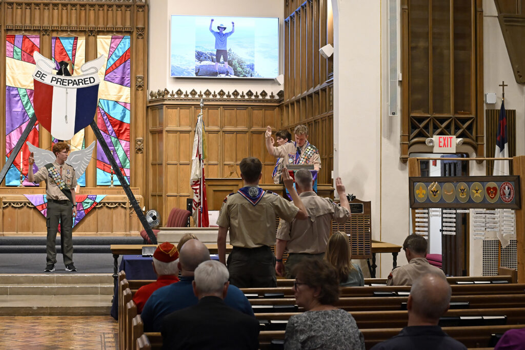Jack Mathis Eagle Court of Honor – Boy Scout Troop 35 – Wheaton, Illinois